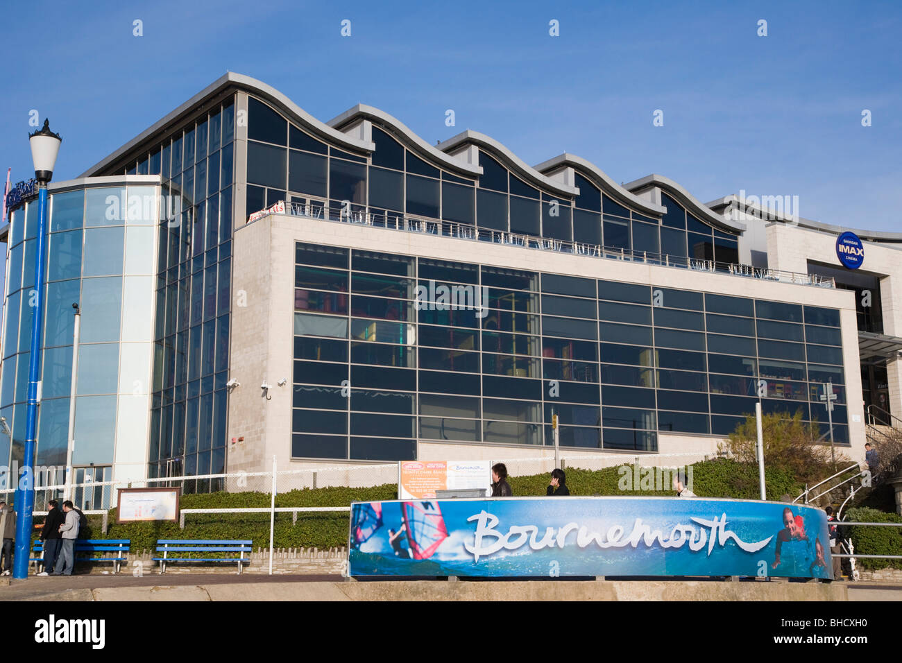The Waterfront complex. View from the beach. Bournemouth. Dorset ...