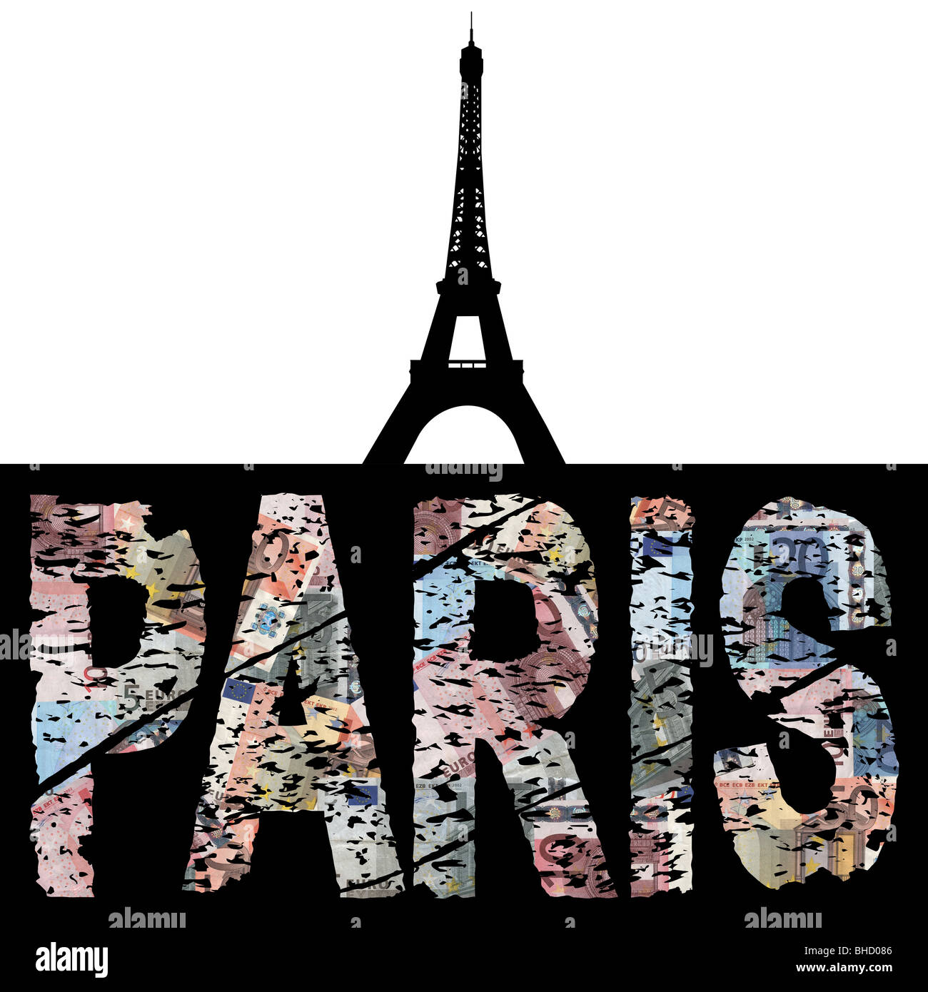 Eiffel tower illustration hi-res stock photography and images - Alamy