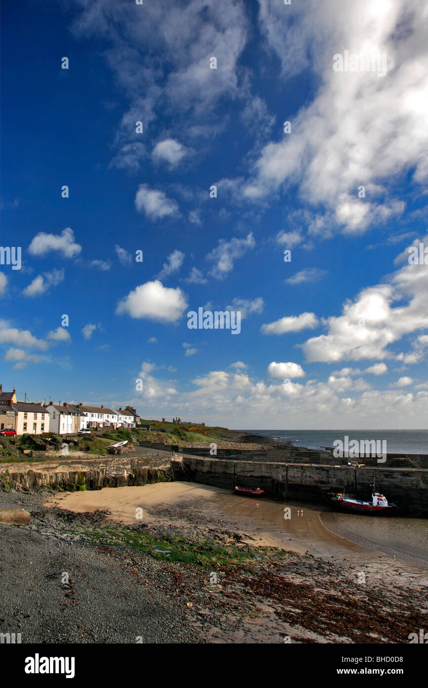 Craster village Fishing Harbour North Northumberland Coast Northumbria ...