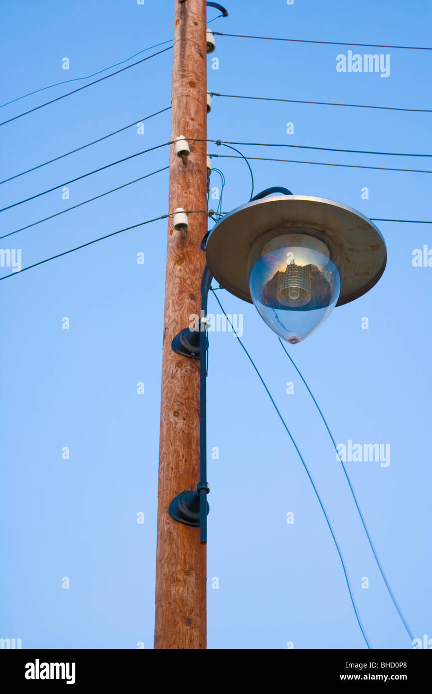 Street light at Skansen area. Tromso. Norway. Polar night. Winter Stock ...