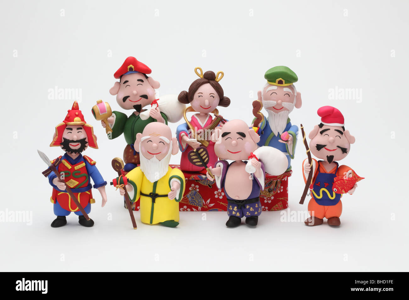 Seven Lucky Gods Stock Photo - Alamy