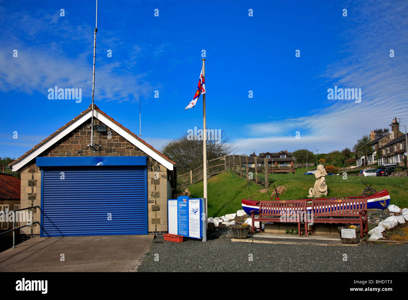 Lifeboat Station Craster village Fishing Harbour North Northumberland ...