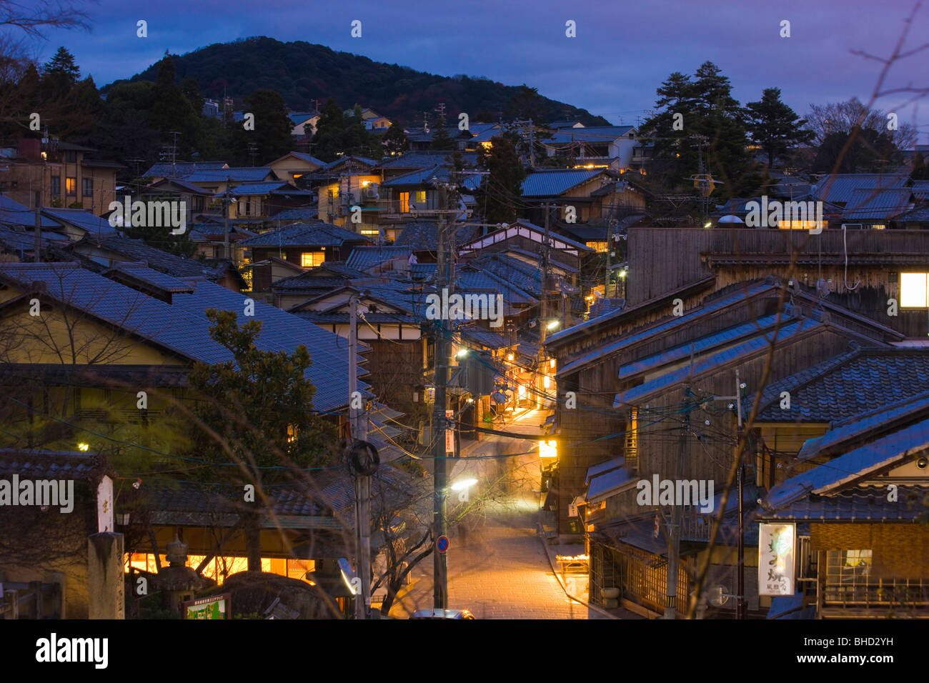 Kyoto residential district, Japan Stock Photo - Alamy