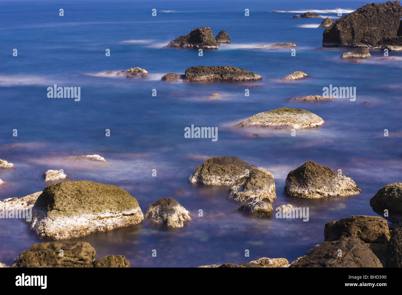 Rocks in sea, Echizen-machi, Fukui Prefecture, Japan Stock Photo - Alamy