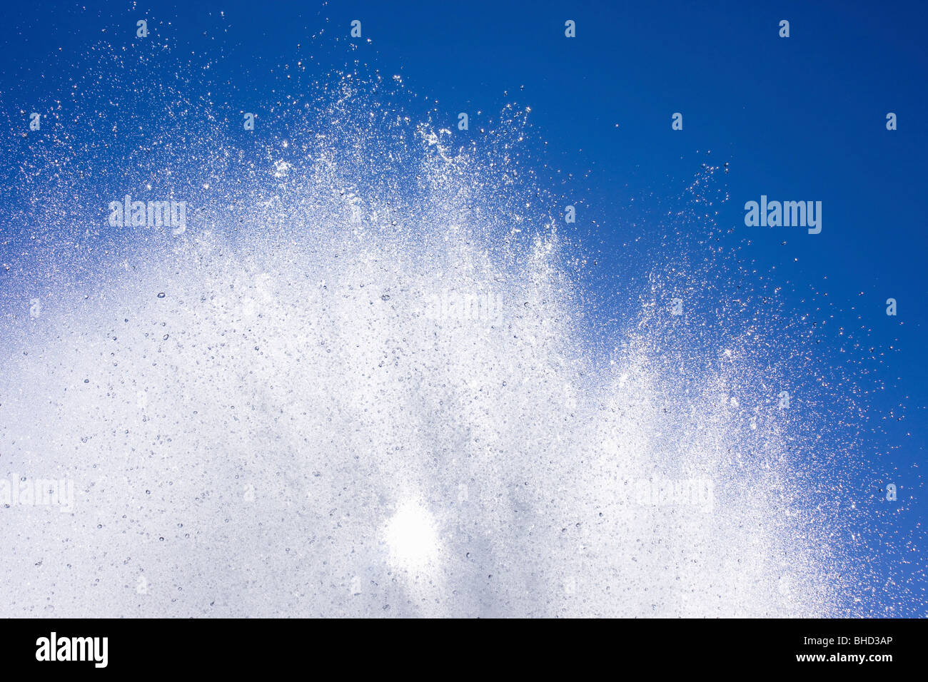 Fountain spraying water Stock Photo - Alamy