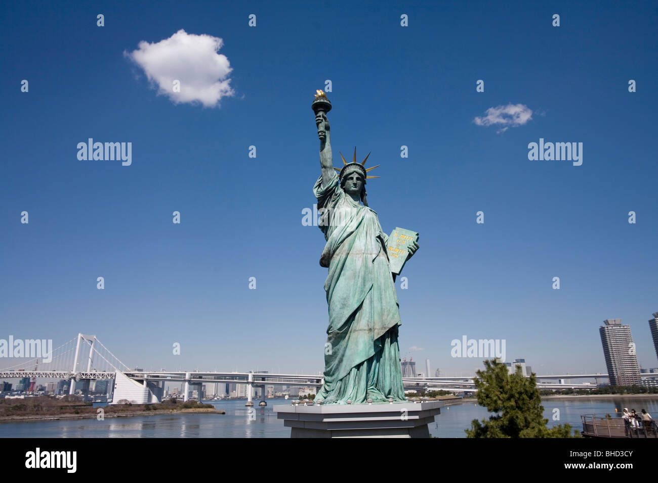 Replica Statue of Liberty - Odaiba. Minato-ku, Tokyo Prefecture, Japan ...