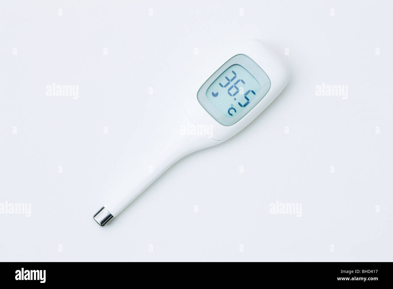 White digital thermometer on hi-res stock photography and images - Alamy