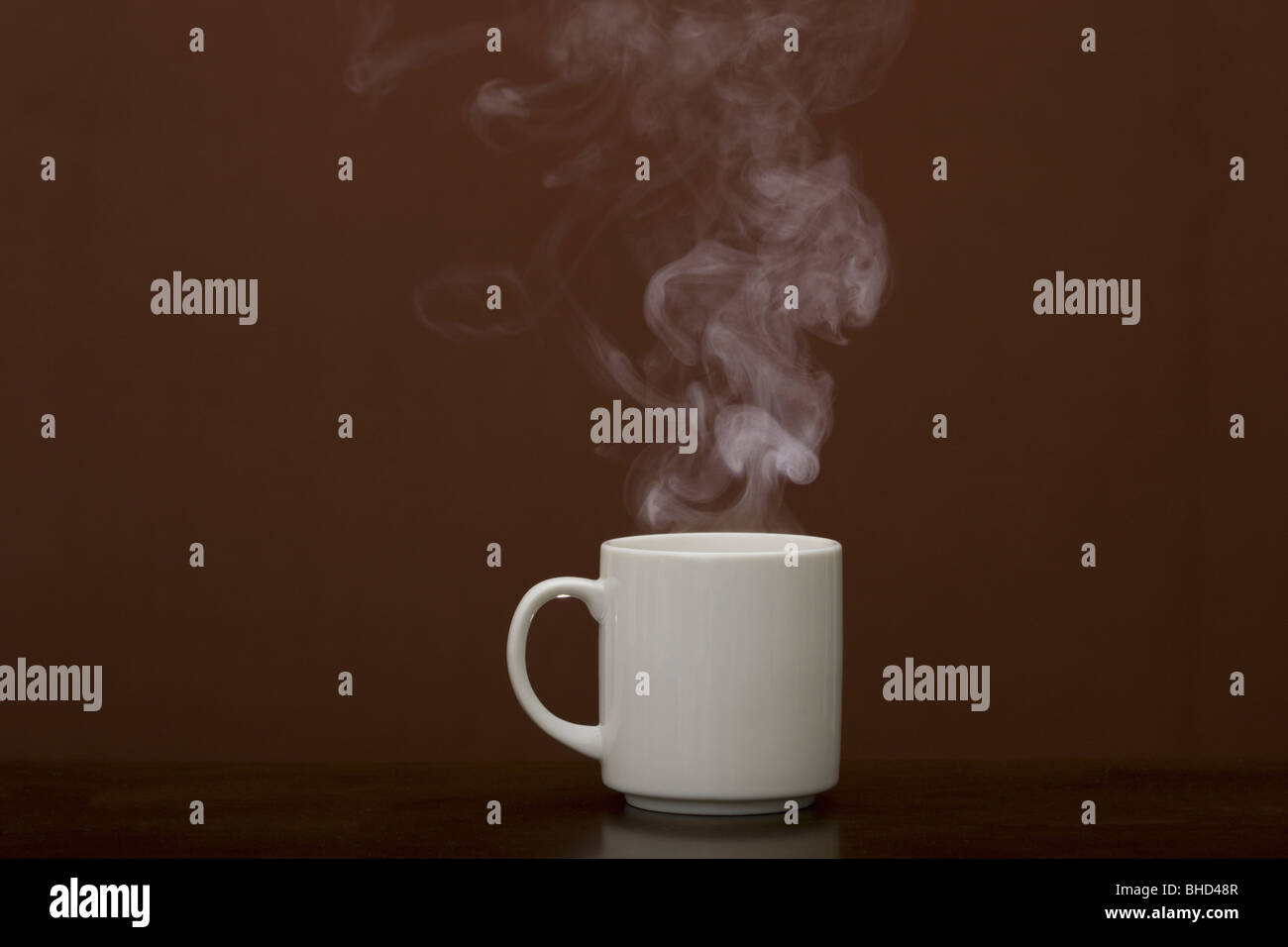 Steaming coffee cup Stock Photo - Alamy