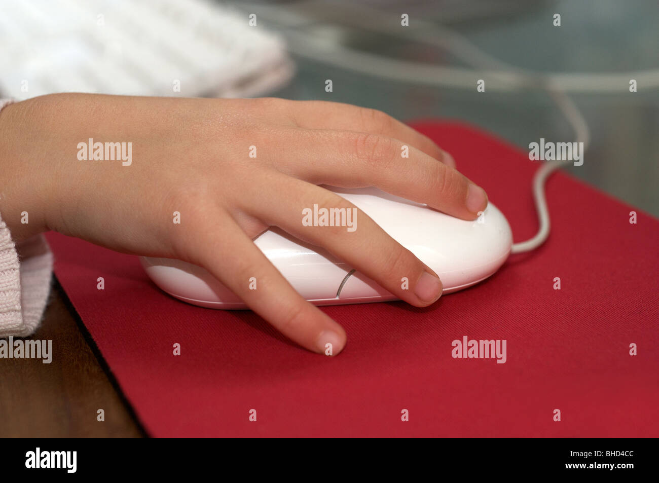 Child's hand and mouse hi-res stock photography and images - Alamy
