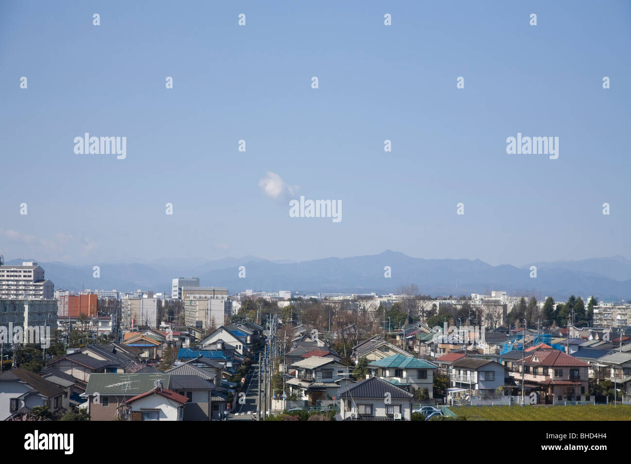 Suburban area. Tokyo Prefecture, Japan Stock Photo - Alamy