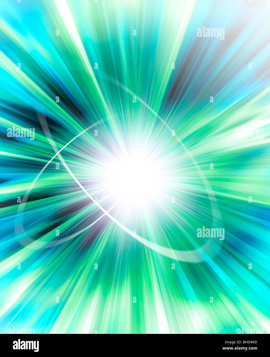 Burst of light Stock Photo - Alamy