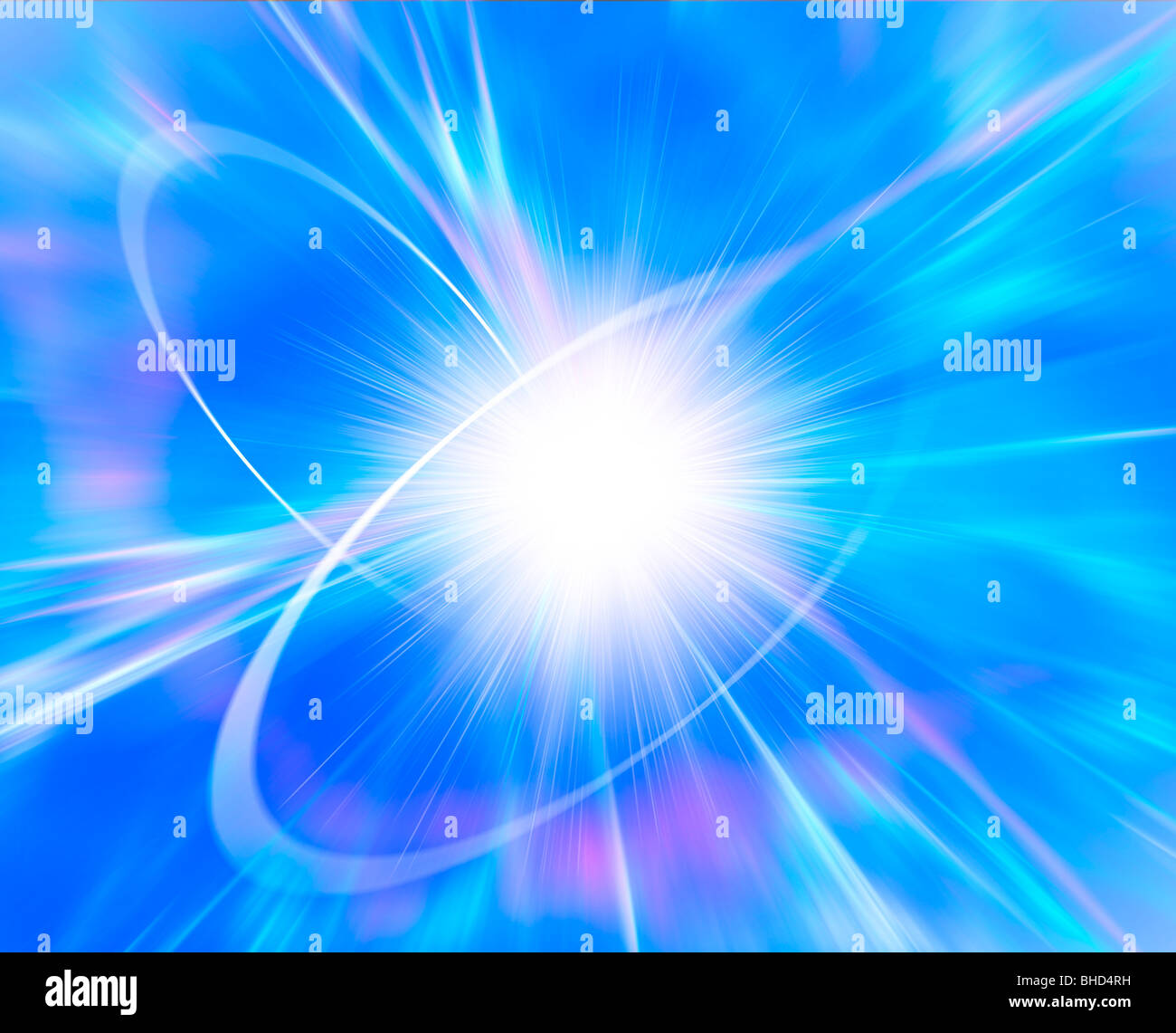 Burst of light Stock Photo - Alamy