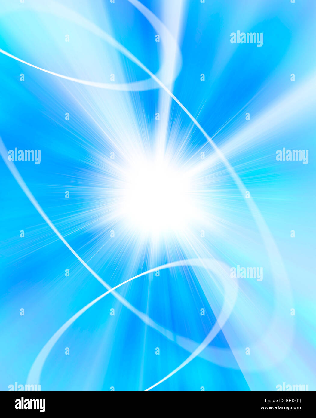 Burst of light Stock Photo - Alamy