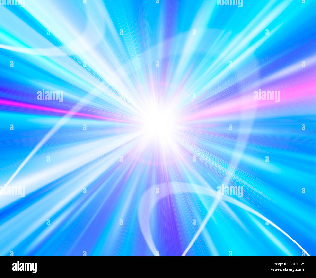 Burst of light Stock Photo - Alamy