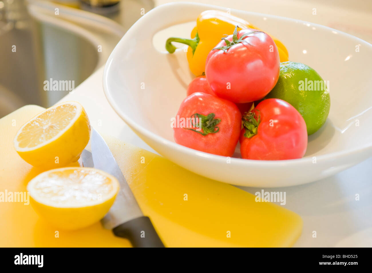 Cut In Half Tomato High Resolution Stock Photography and Images - Alamy