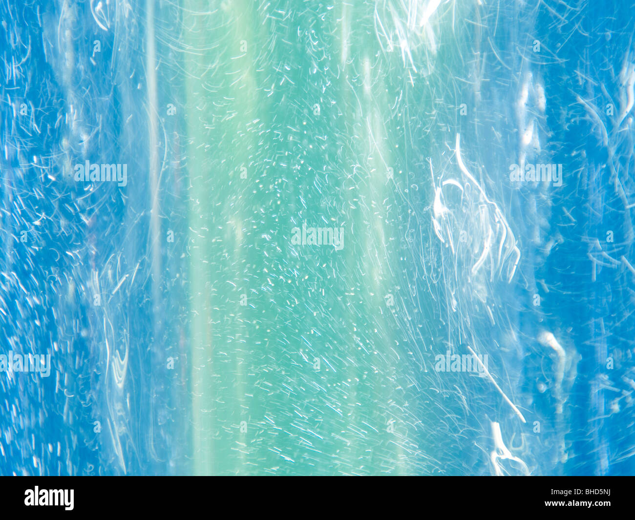 Abstract green and blue stream squiggles Stock Photo - Alamy