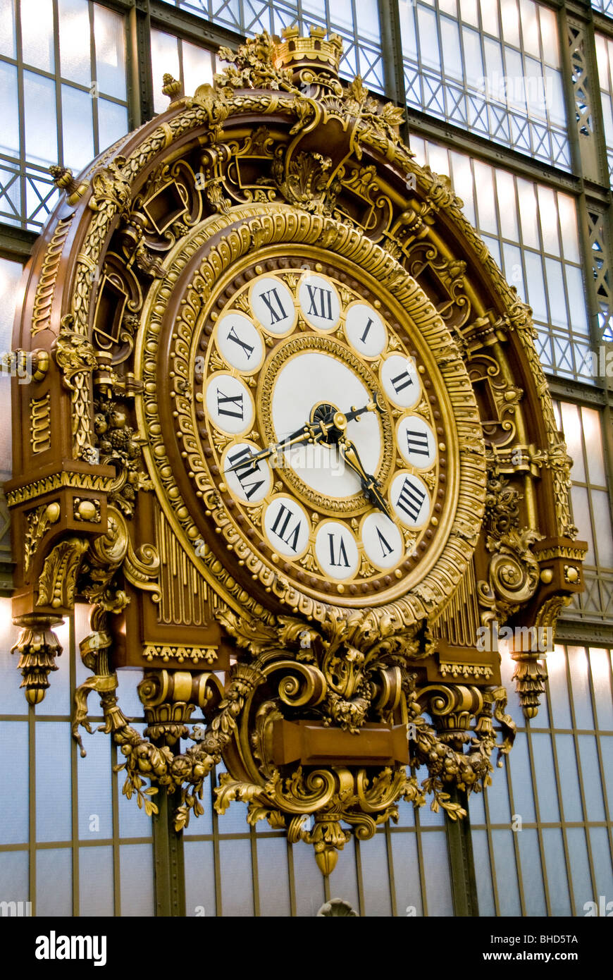 Paris, France, French Monuments, Art Museum, "Musee d'Orsay," Giant ...