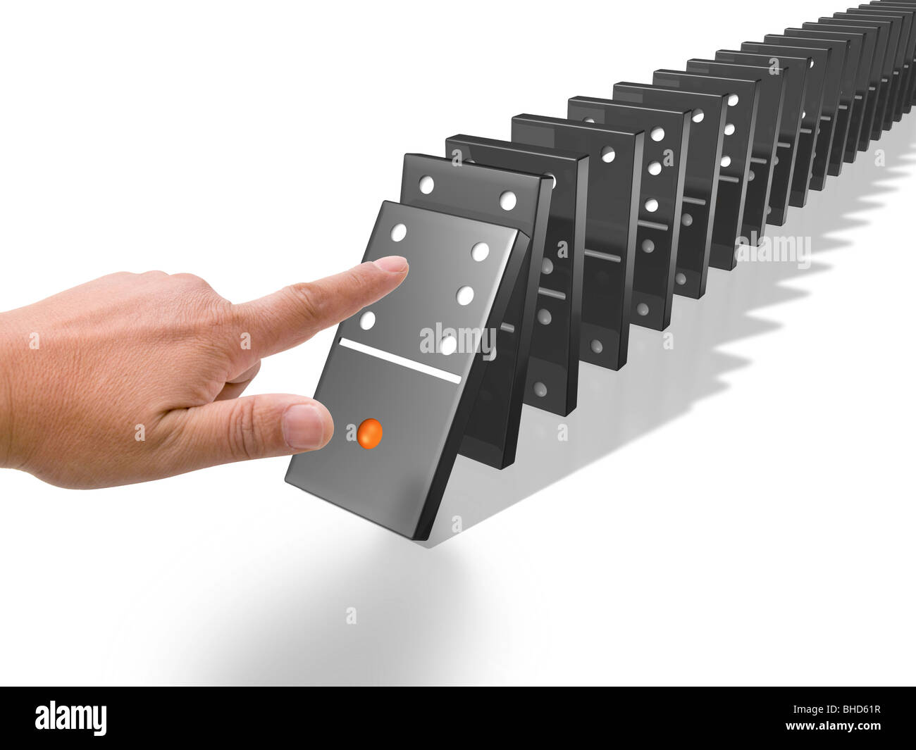 Domino computer hi-res stock photography and images - Alamy