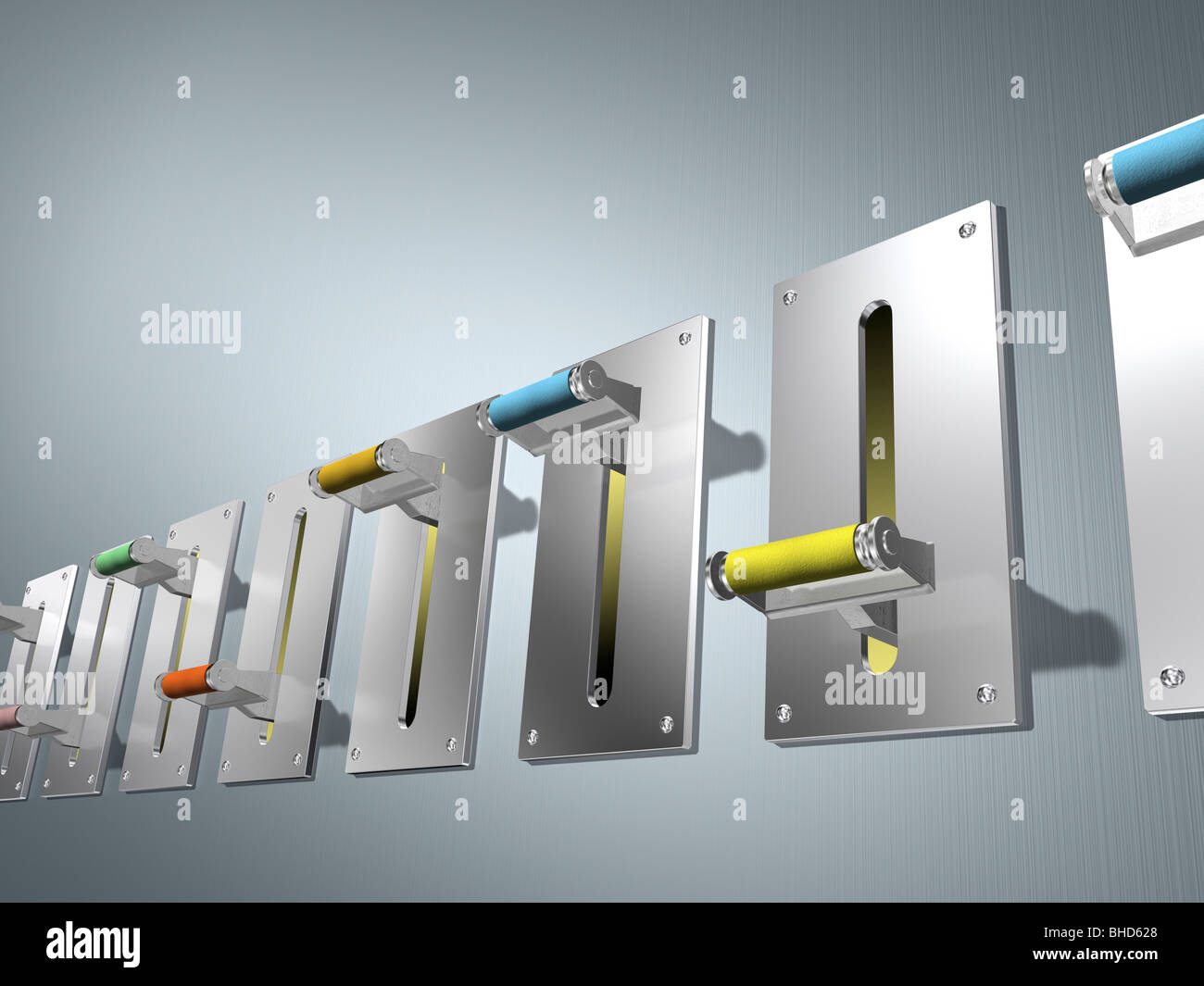 Controlling levers hi-res stock photography and images - Alamy