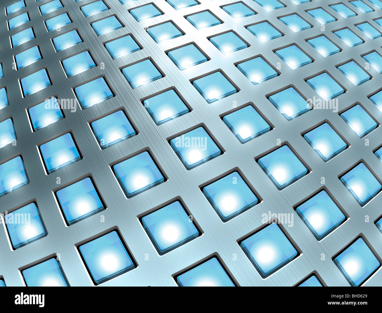 Switchboard with buttons Stock Photo - Alamy