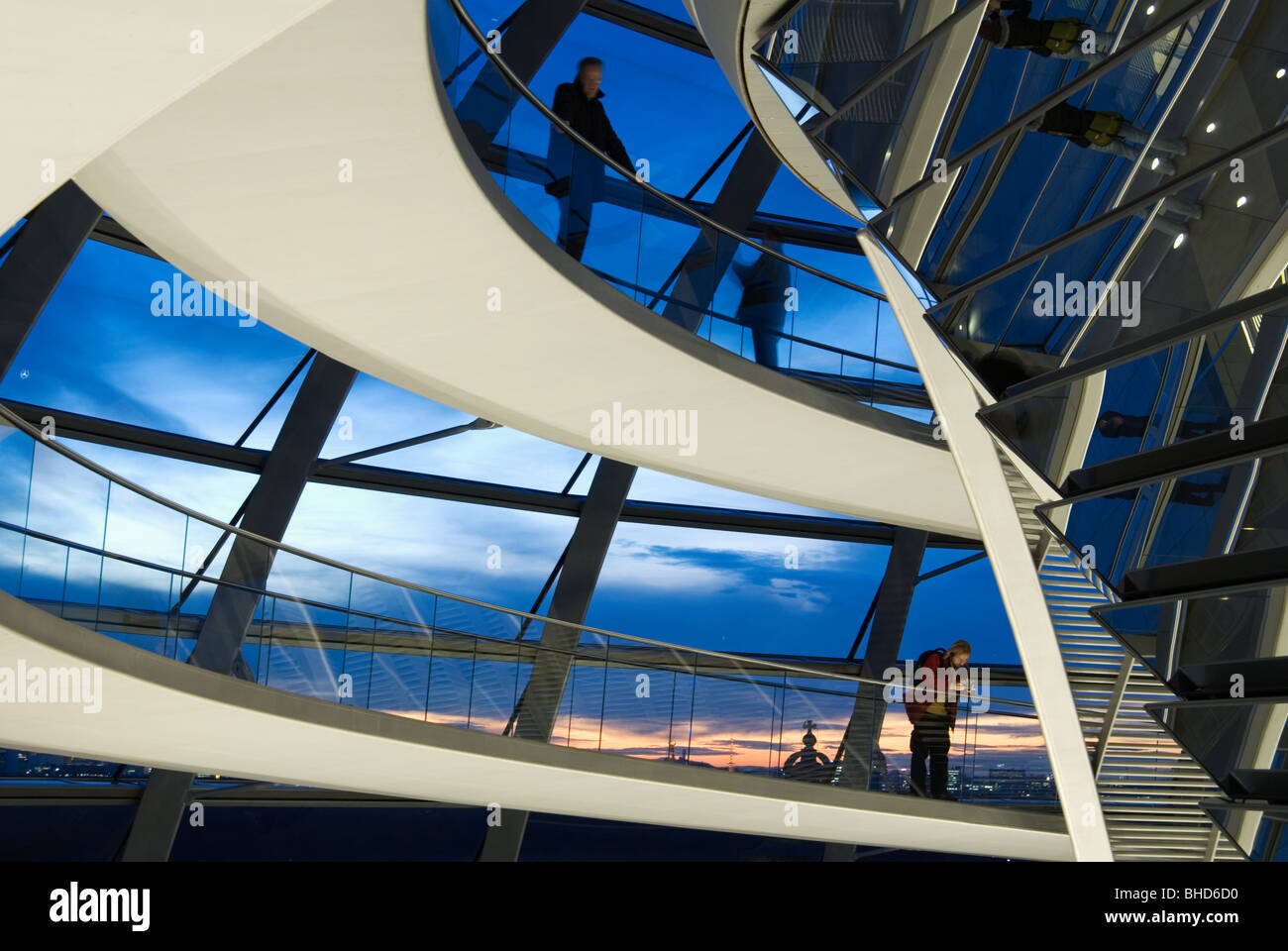 Reichstagskuppel, Reichstags dome from architect Sir Norman Foster at ...