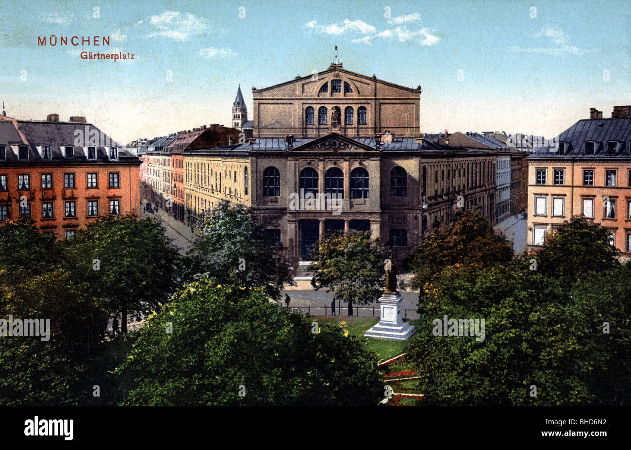 geography / travel, Germany, Munich, Gaertnerplatz, Staatstheater ...