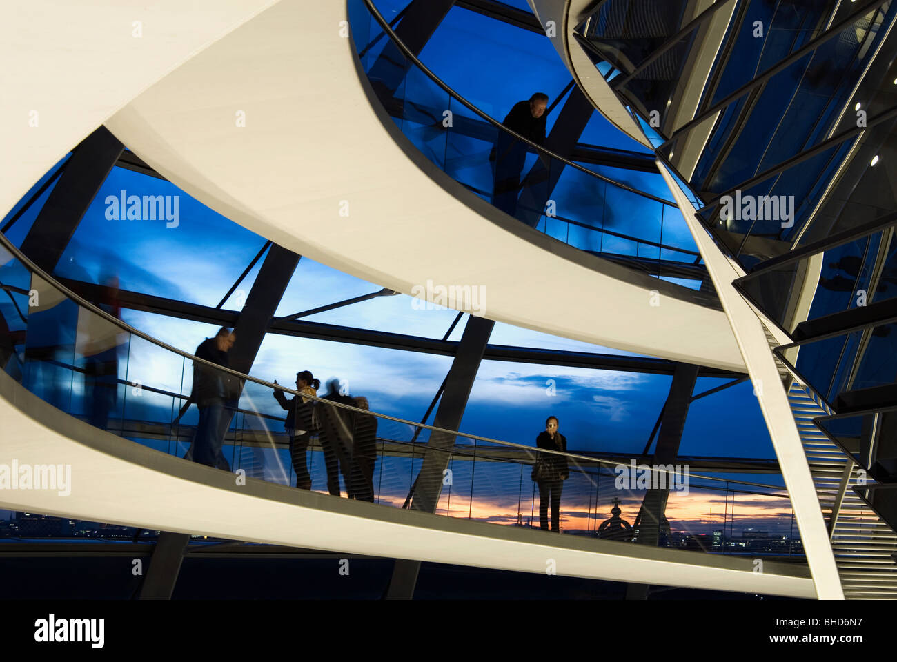Reichstagskuppel, Reichstags dome from architect Sir Norman Foster at ...