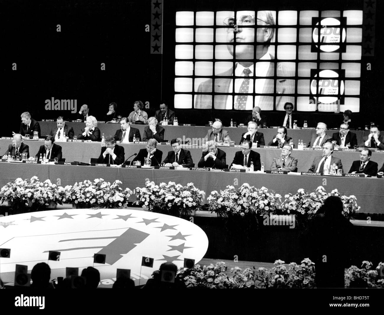 politics, parties, European People's Party, congress at Den Haag ...