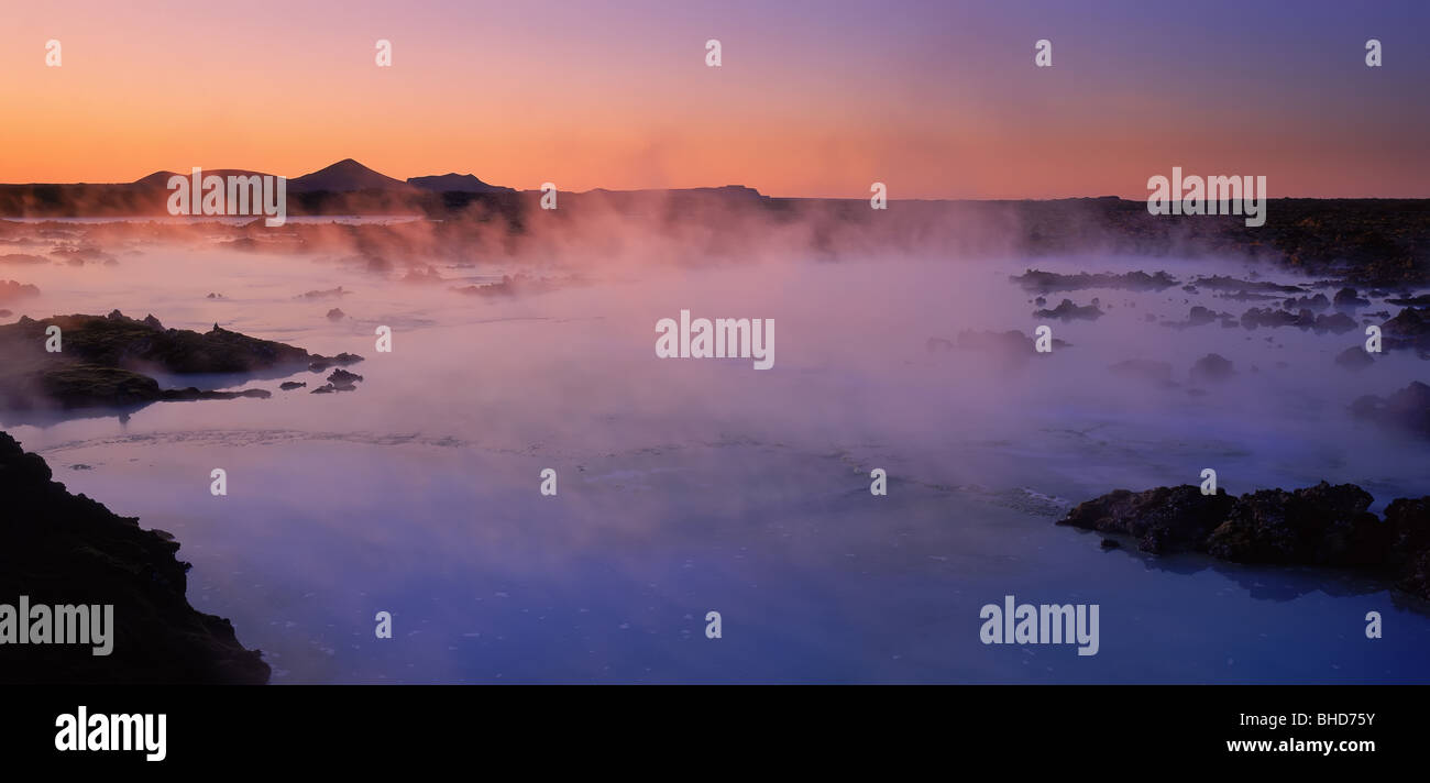 Geothermal Hot Springs next to The Blue Lagoon, Iceland Stock Photo - Alamy