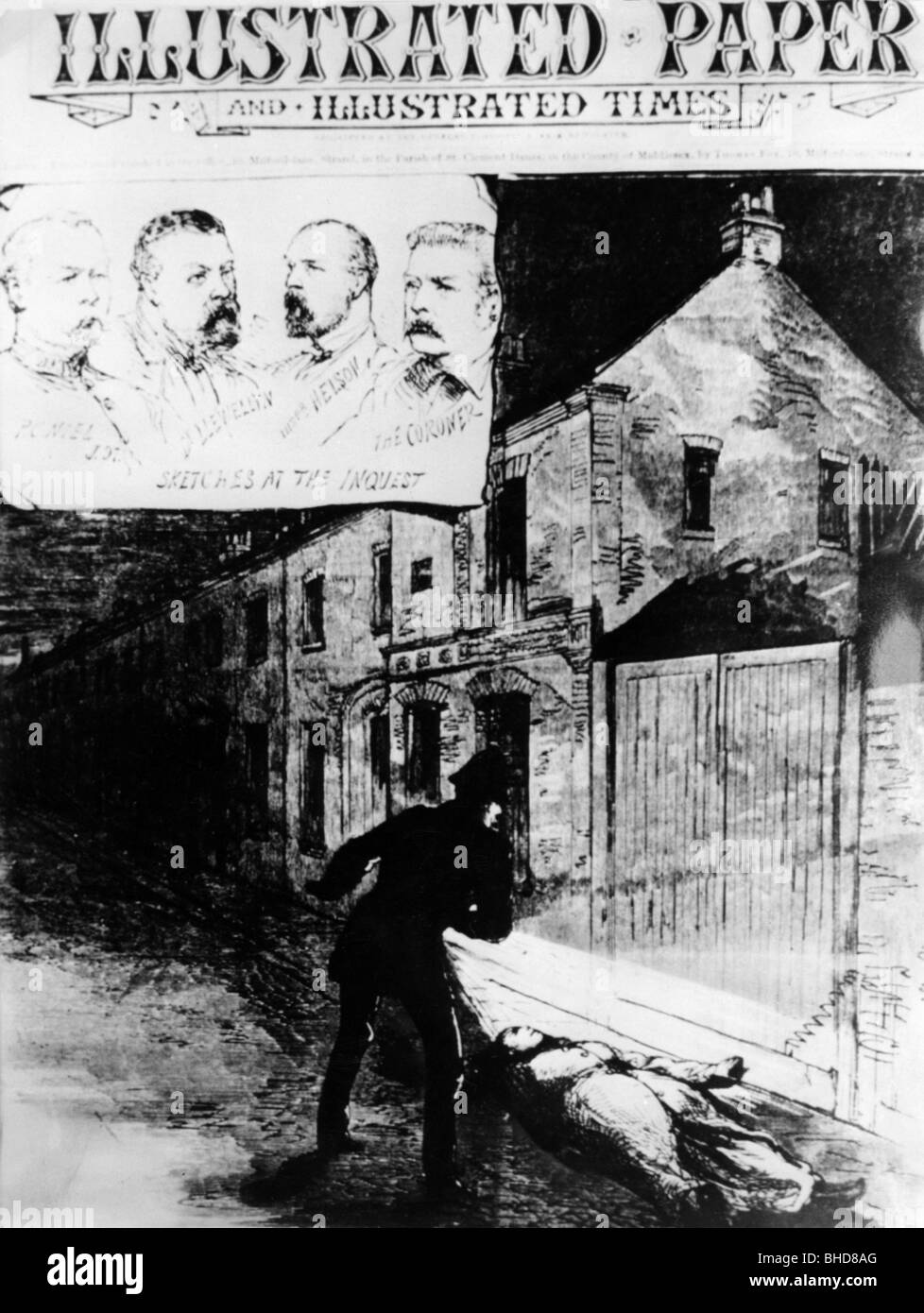 Jack the Ripper, British criminal, 1888, policeman John Niel ...