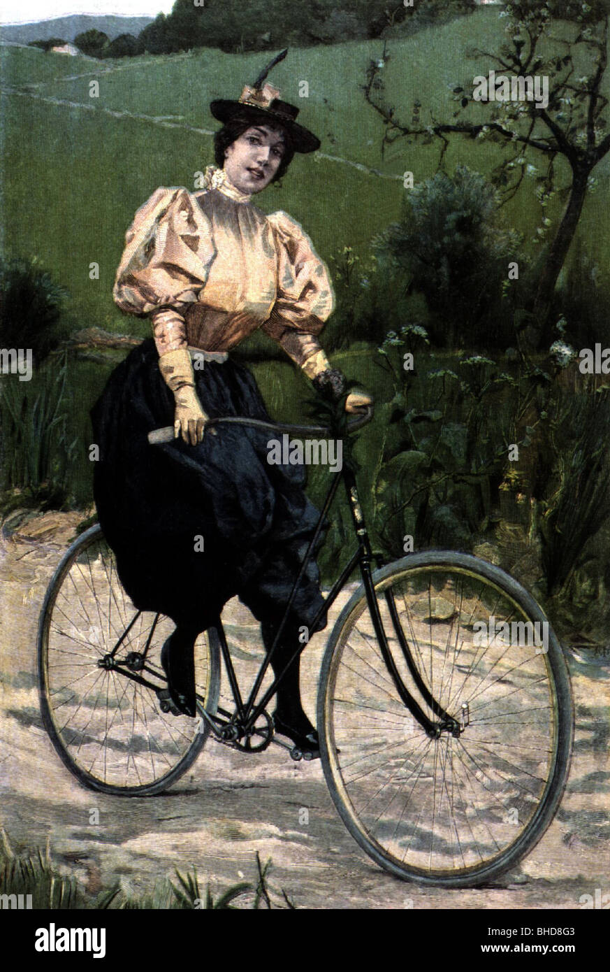 1900s bicycle hi-res stock photography and images - Alamy