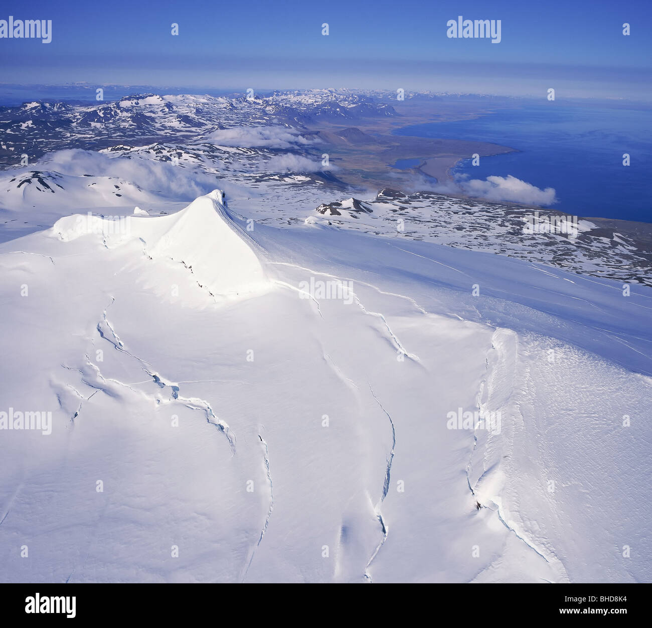 Snaefellsjokull glacier, Snaefellsnes Peninsula Stock Photo - Alamy