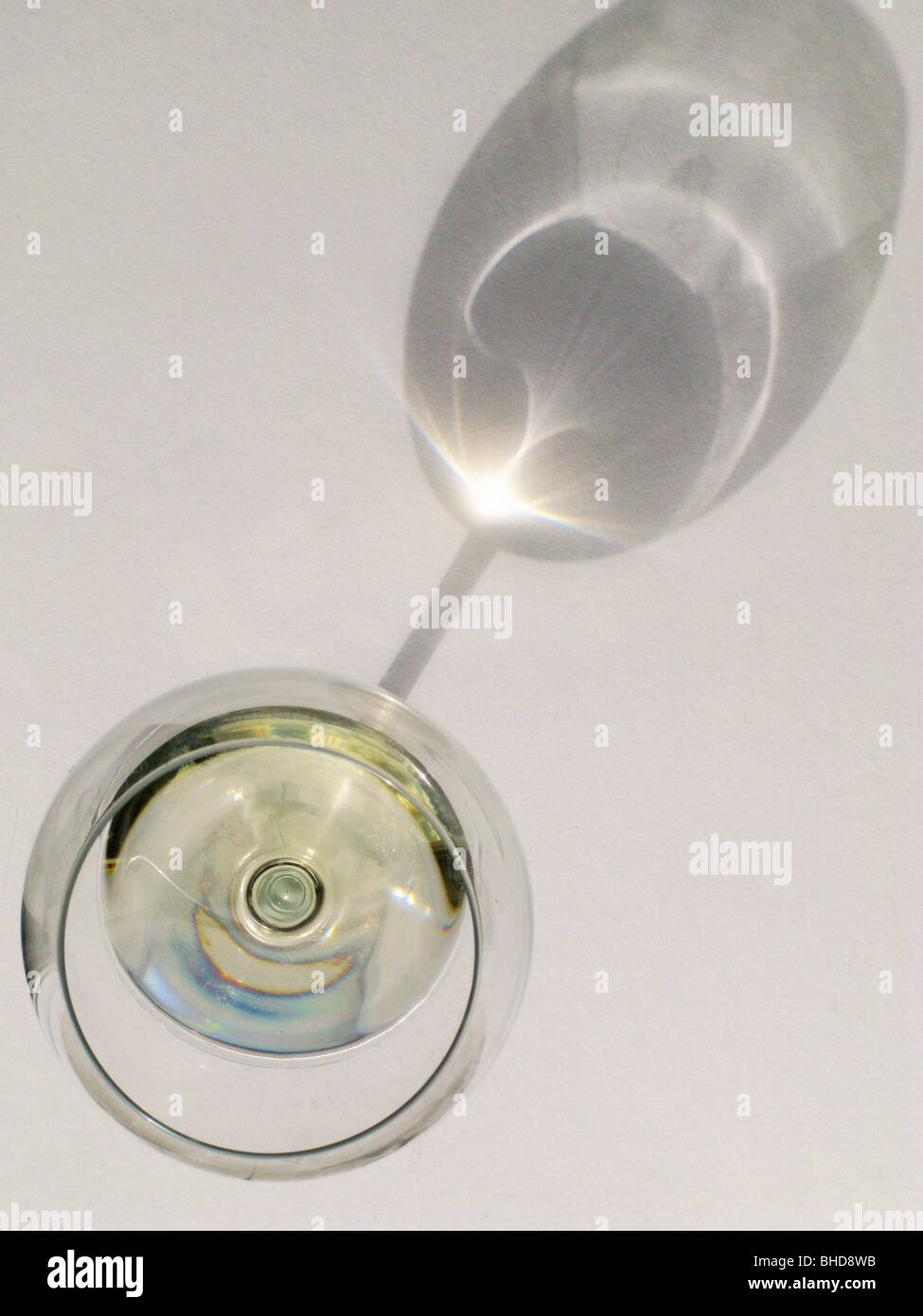wine glass reflection Stock Photo - Alamy