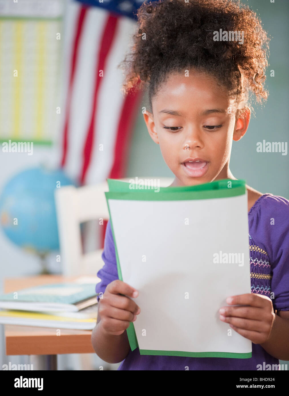 Girl Student Reading Aloud High Resolution Stock Photography and Images ...