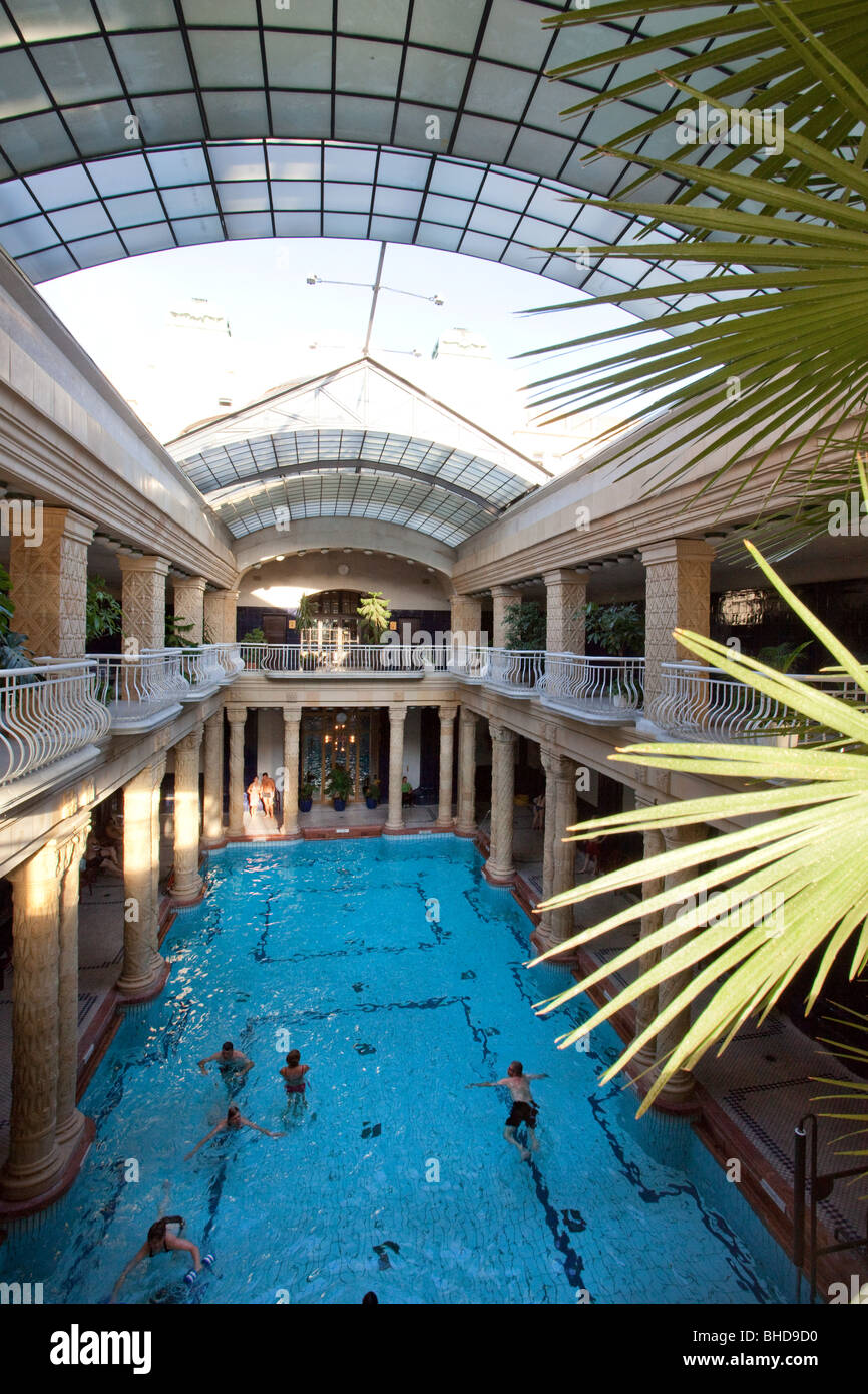 Budapest thermal pool gellert hi-res stock photography and images - Alamy