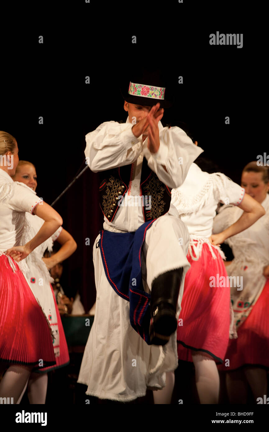 A typical traditional choir and dance show in Four Seasons theater ...
