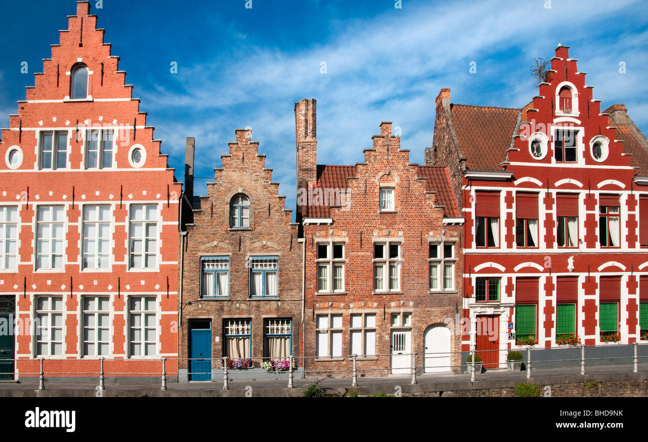Traditional architecture in Bruges, Belgium Stock Photo - Alamy