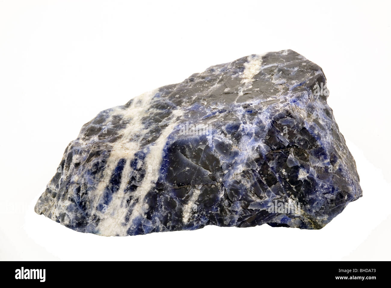 Mineral sodalite close up stone Cut Out Stock Images & Pictures - Alamy