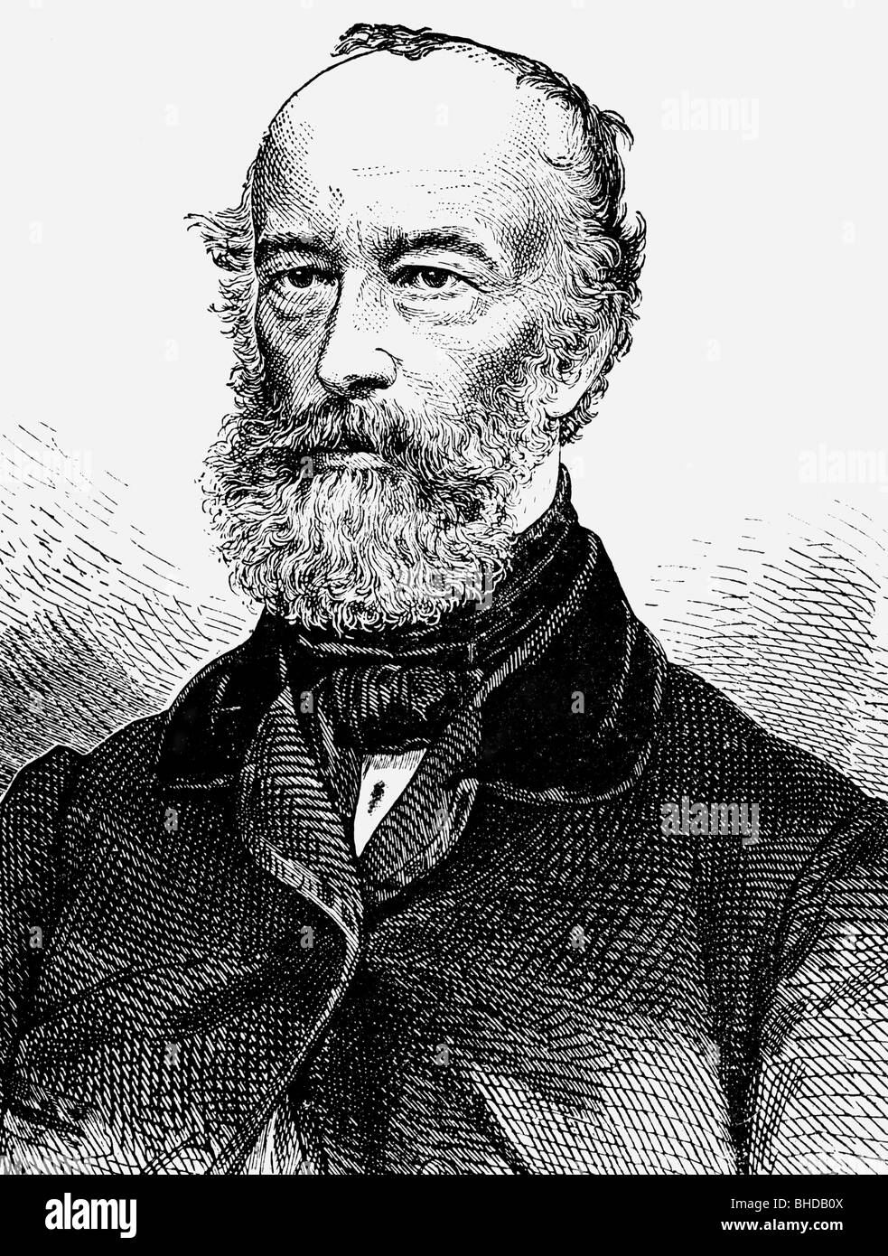 Alfred krupp 1812 1887 german industrialist hi-res stock photography ...