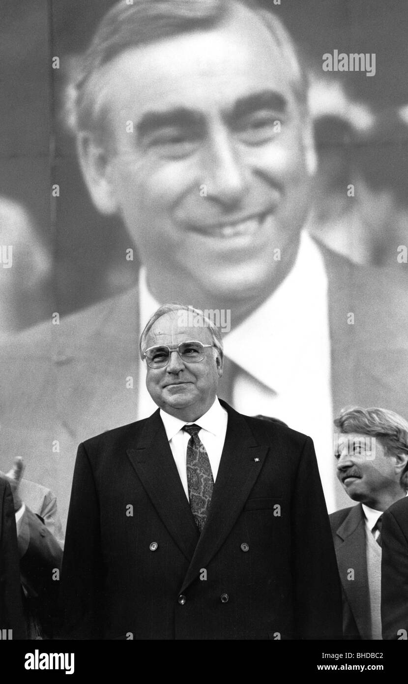 Helmut kohl west germany Black and White Stock Photos & Images - Alamy