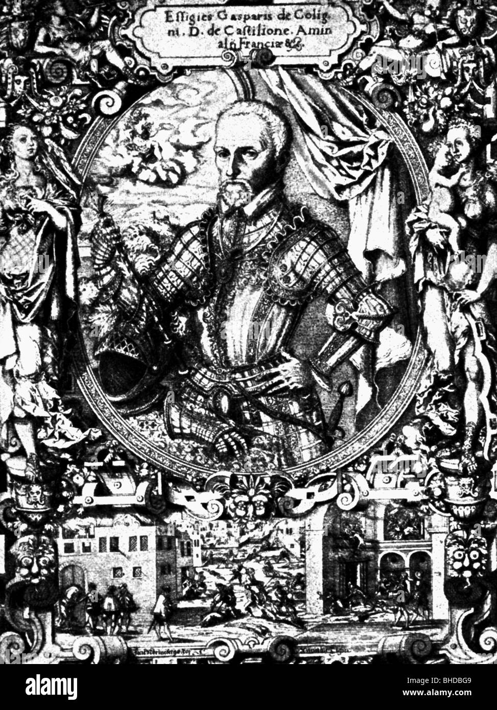 Admiral gaspard de coligny Black and White Stock Photos & Images - Alamy
