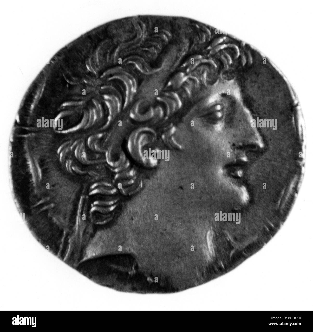Eumenes II, King of Pergamon 197 - 158 BC, portrait, side view ...