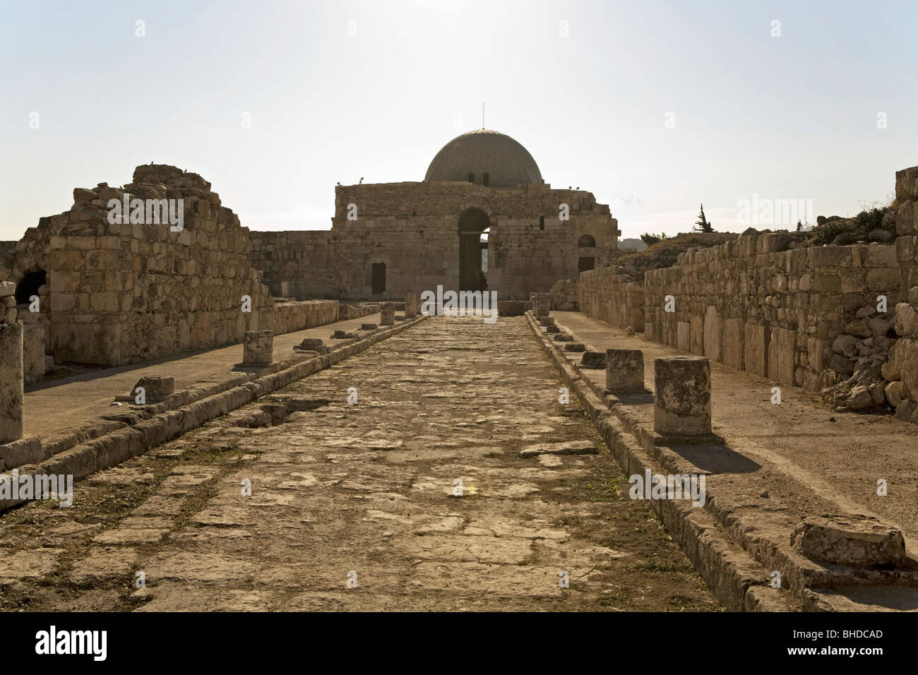 Amman Jordan the Citadel and the Umayyad governor's Palace al-Qasr ...