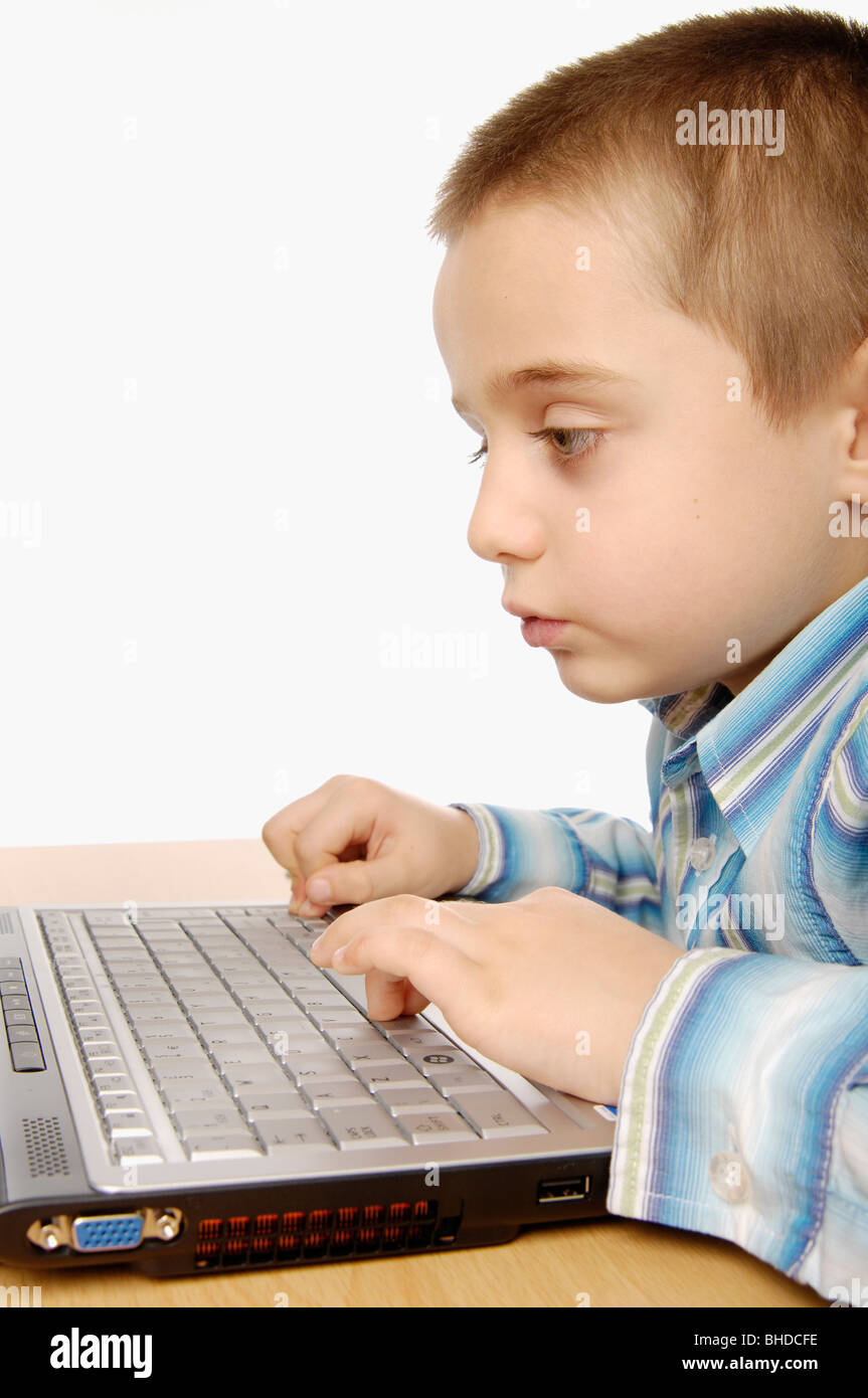 Young computer geek Stock Photo - Alamy