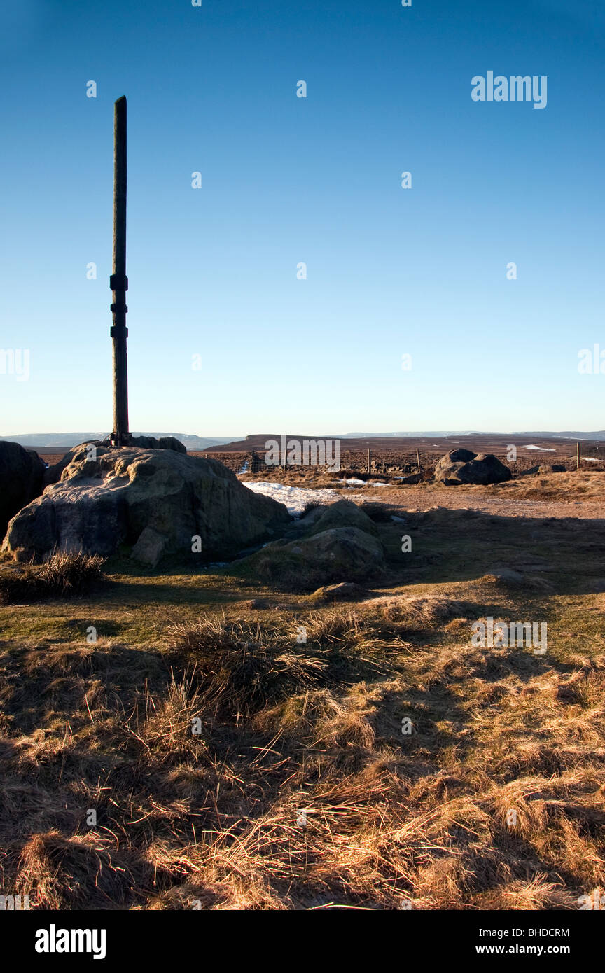Stanedge Pole in the Peak Disrict National Park Stock Photo - Alamy