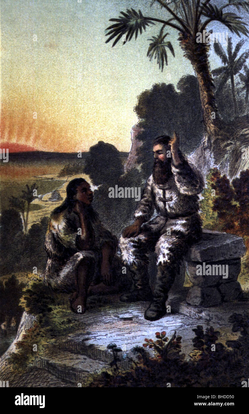 Crusoe and friday hi-res stock photography and images - Alamy