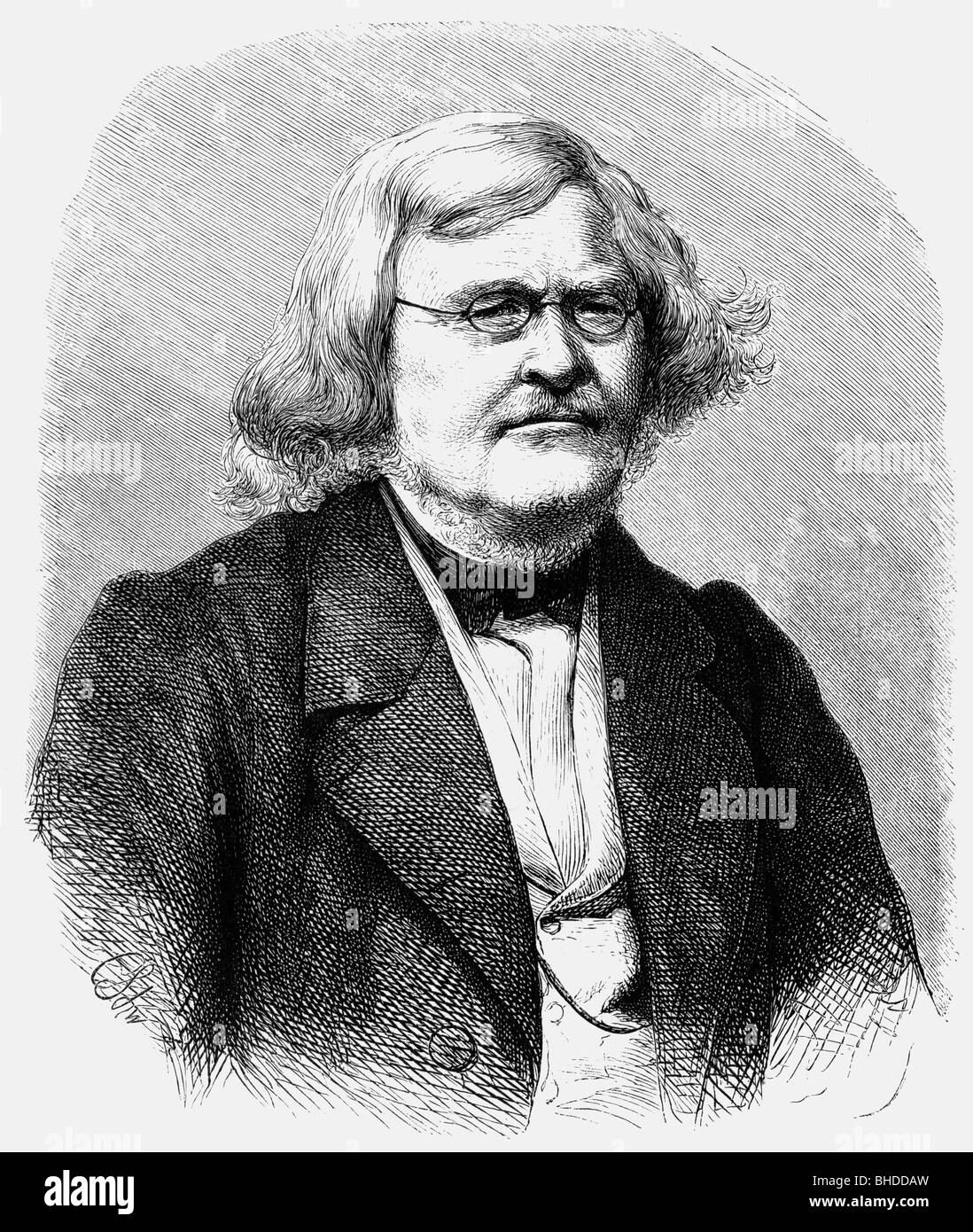 Hansen, Peter Andreas, 8.12.1795 - 28.3.1874, German astronomer ...