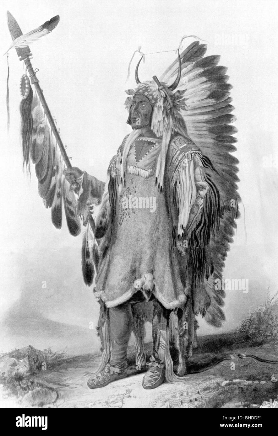 Native american chiefs Black and White Stock Photos & Images - Alamy
