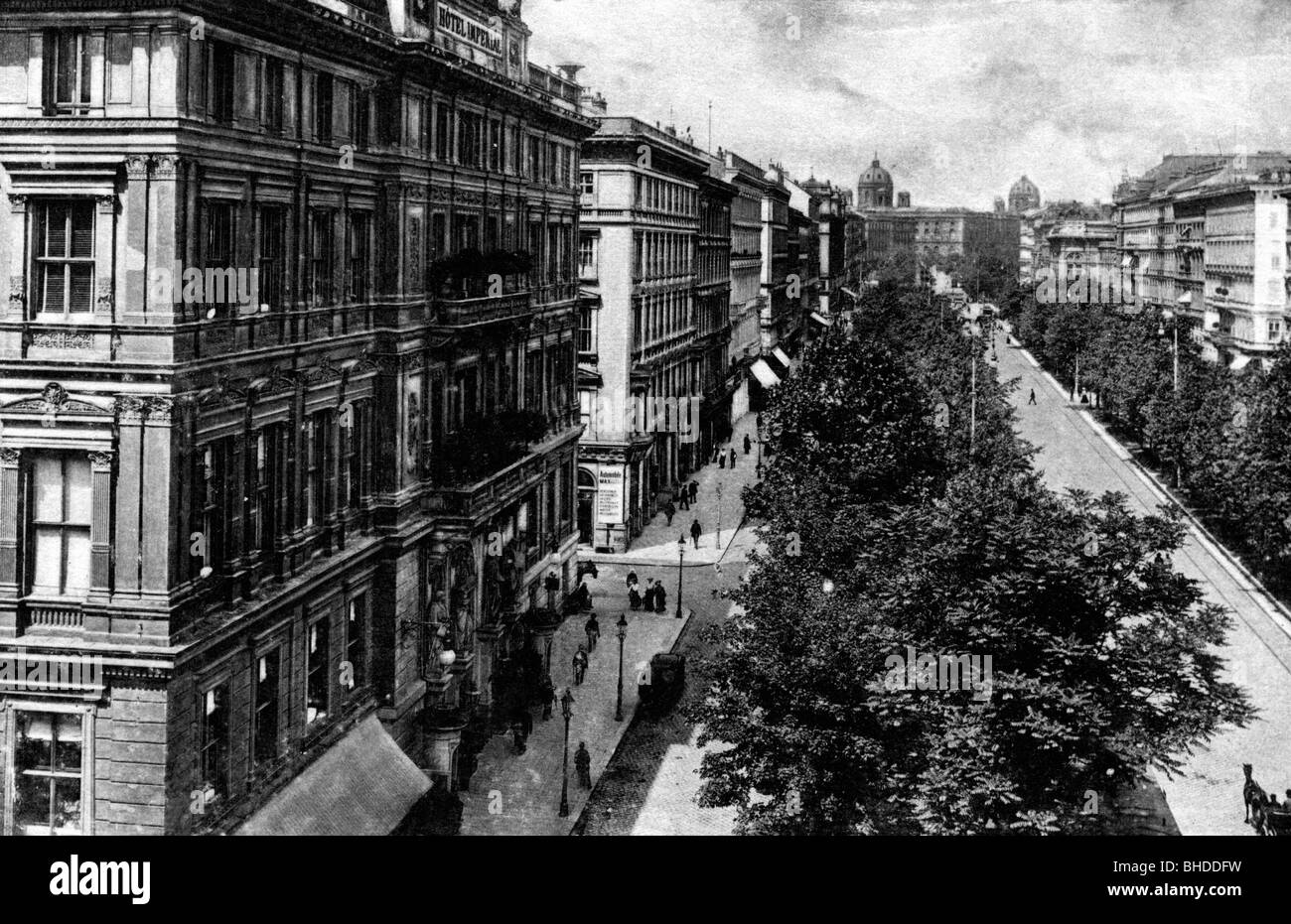 geography / travel, Austria, Vienna, Ringstrasse, Kaertner Ring, circa ...