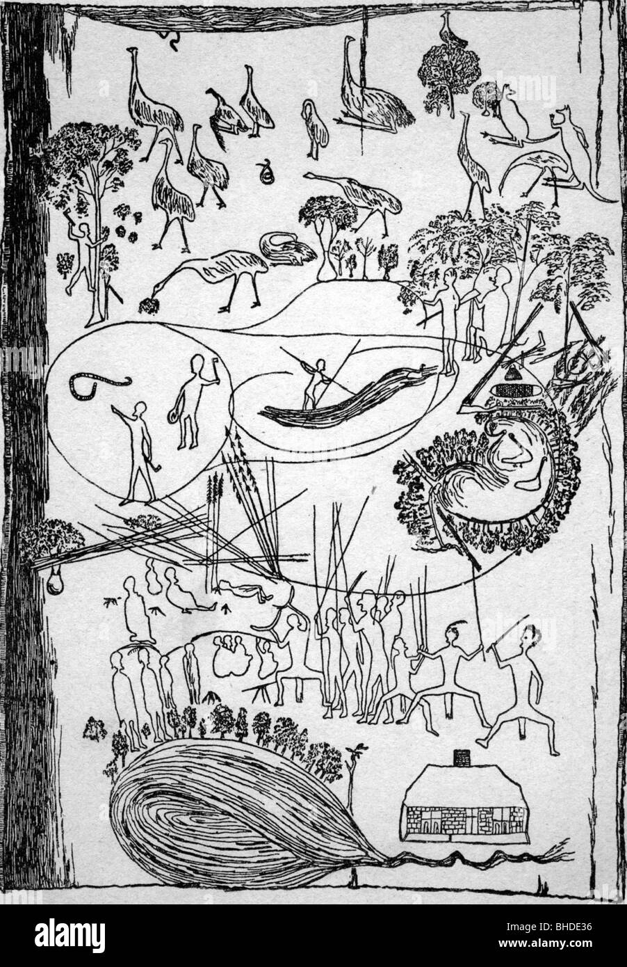 geography / travel, Australia, people, Aborigine, Aborigines, fine arts ...
